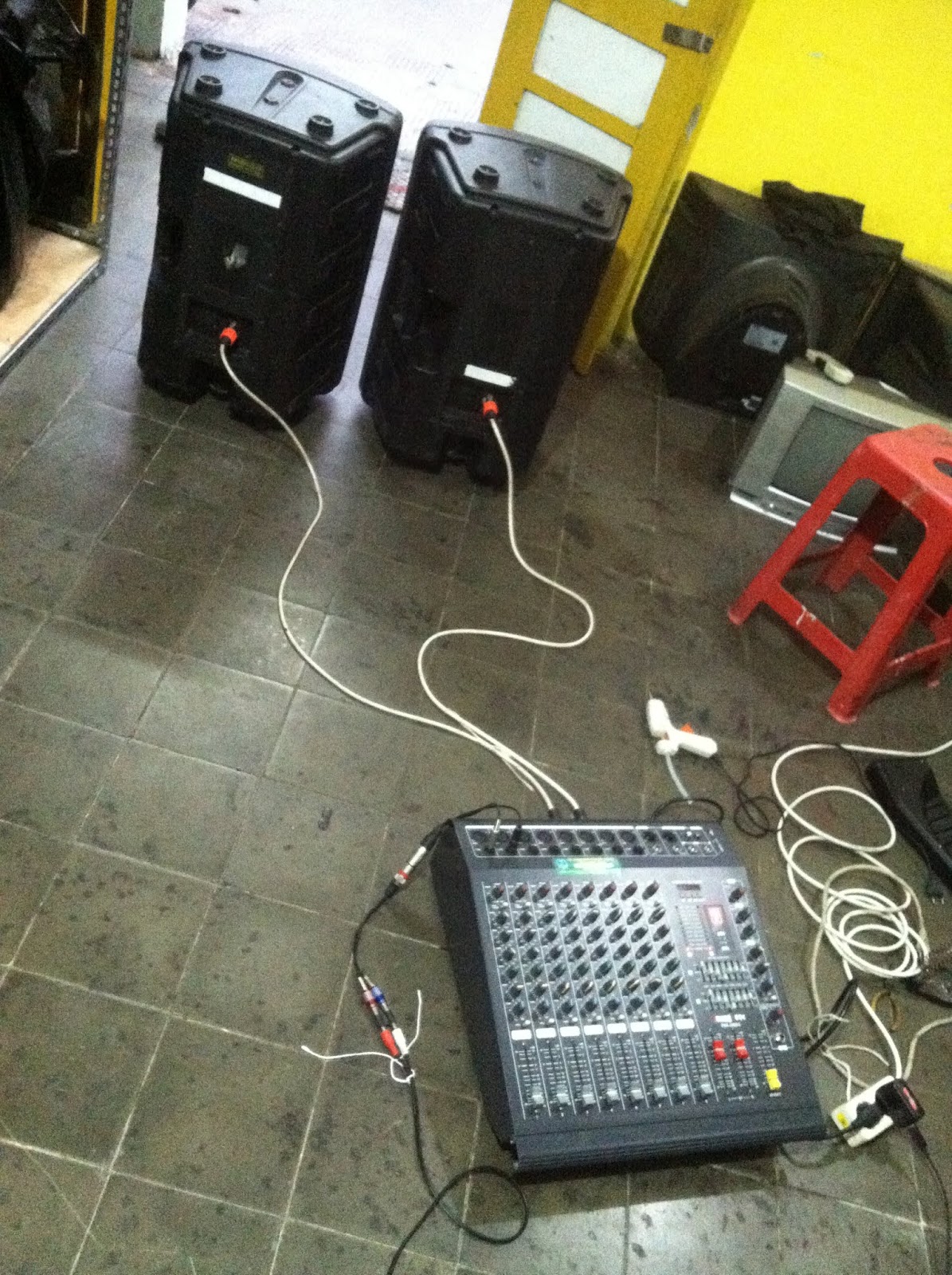 MATA INDIGO sound system: Servis alat sound system