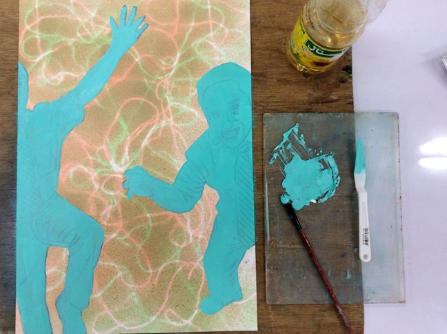 Mr. Bob's Middle & High School Art Room: Contour, Gesture, Spray Paint ...