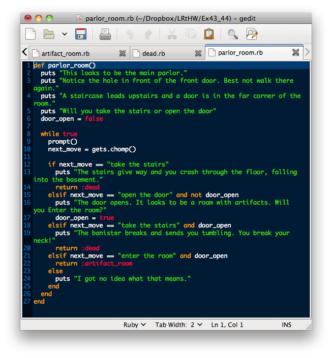 TESTHEAD: Exercise 43 & 44: You Make A Game, Evaluating Your Game ...