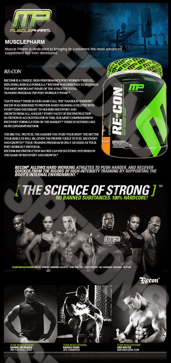 SPEEDNS (스피드엔에스): 헬스보충제 에너지+지구력 - Muscle Pharm Recon 레컨(RECON) 1.2kg ...