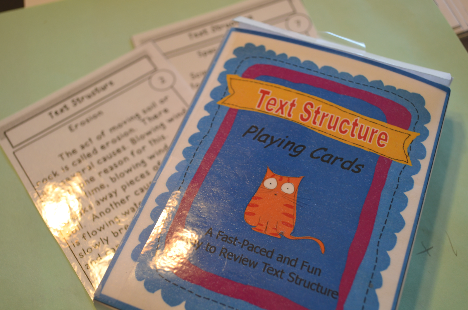 Literacy & Math Ideas: Analyzing Text Organization