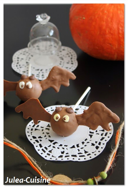 Julea Cuisine - Ma petite cuisine au quotidien: Bat Cake Pop {Halloween}