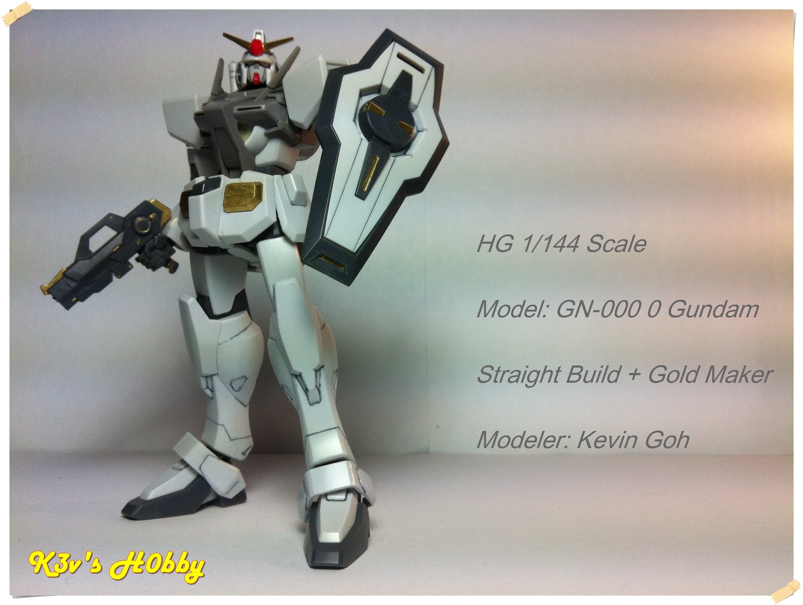 Ver. K3v: HG 1/144 GN-000 0 Gundam