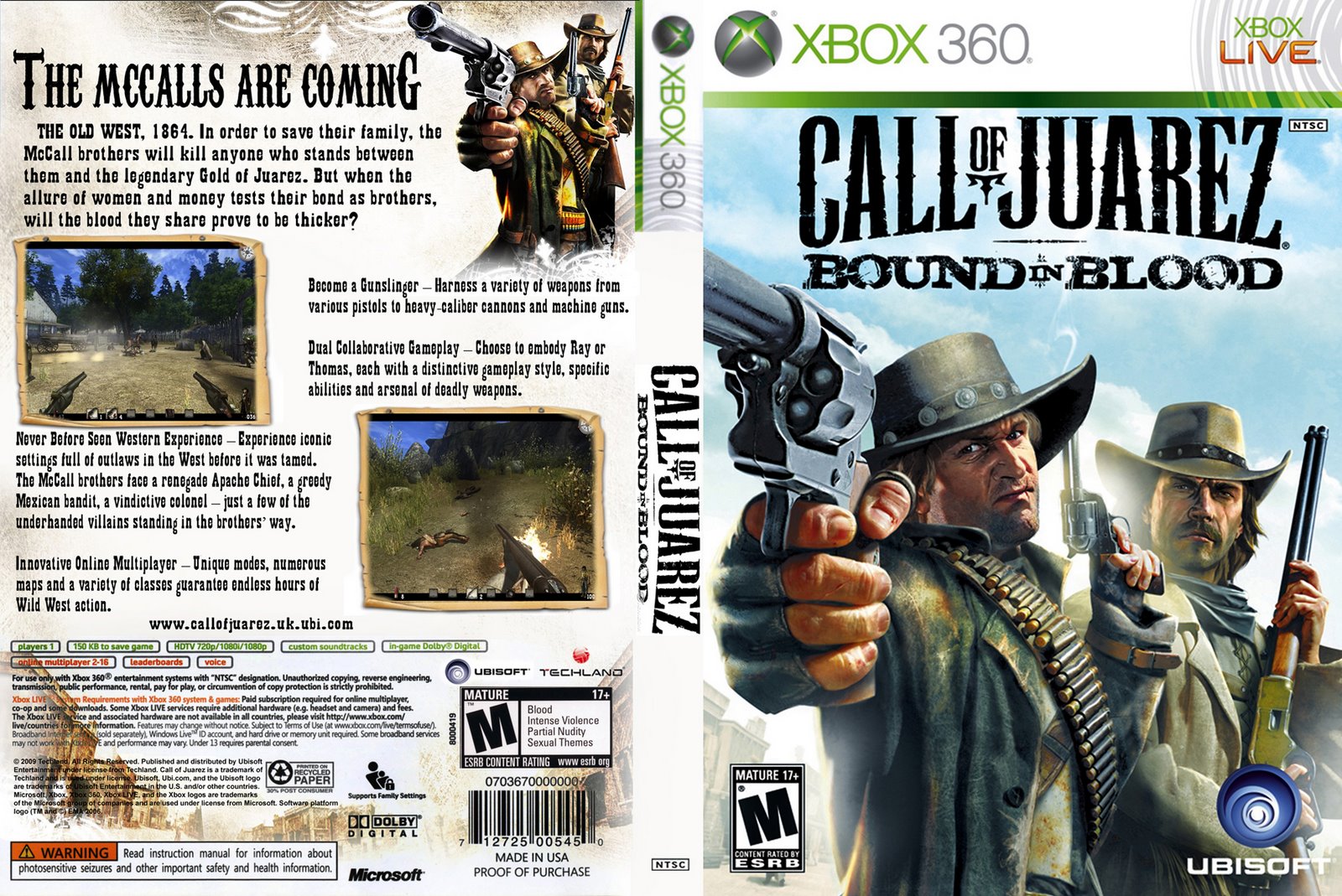 Call Of Juarez - Bound In Blood | Covers Filmes Capas de Filmes