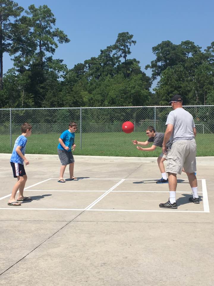 Lori's House of Crazy: Throw Down on the Four Square Court