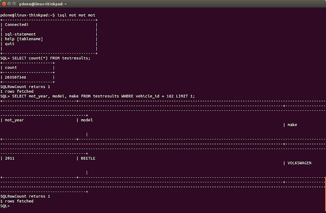 Paul Done's Technical Blog: Accessing MongoDB data using SQL / ODBC on Linux