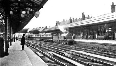 Tour Scotland: Old Photographs Railway Station Larbert Scotland