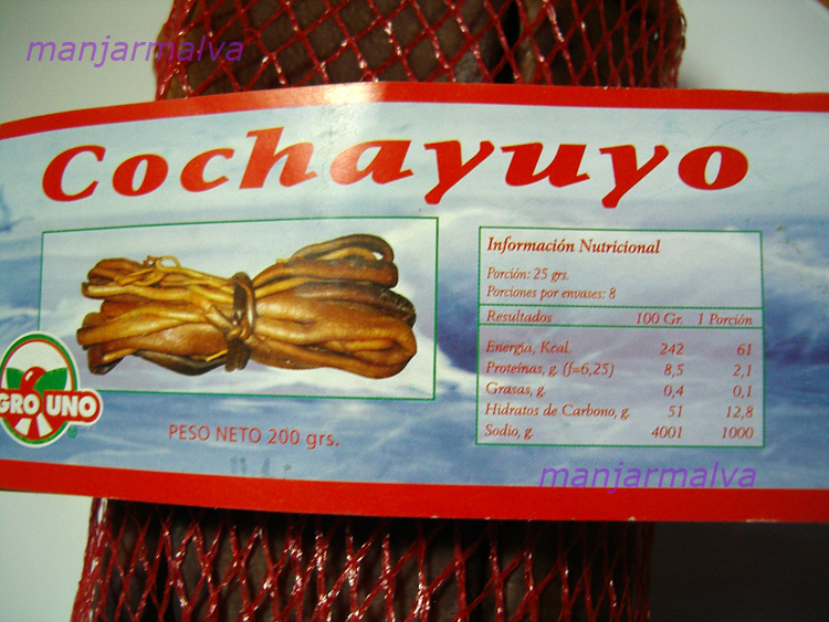 Manjar Malva: COCHAYUYO