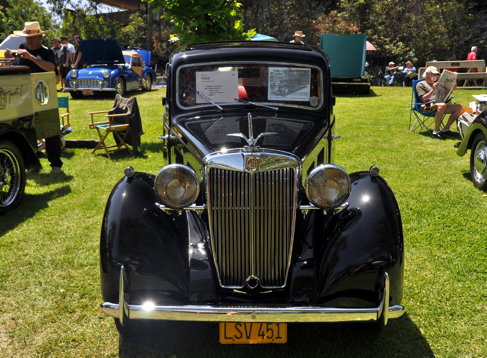 Just A Car Guy: 1948 MG Y type saloon