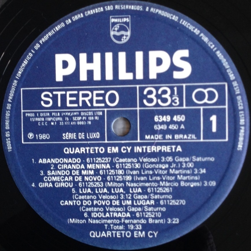 Caetano Veloso ...en detalle.: 1974 - LUA, LUA, LUA, LUA