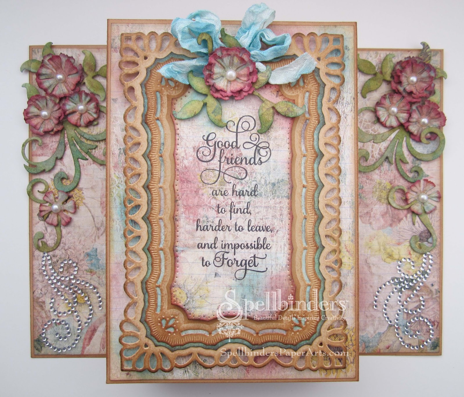 Designs by Marisa: Spellbinders Guest Spellblogger - Good Friends Card