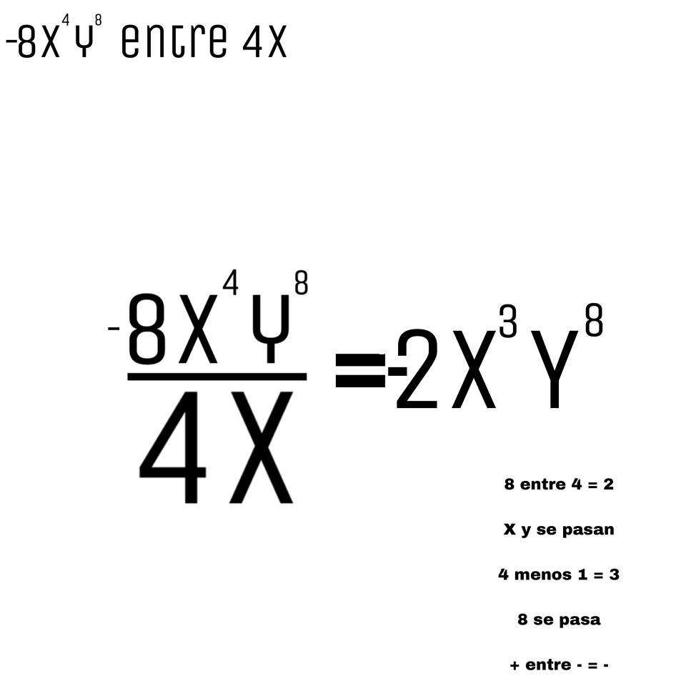 Math blog high school: Divisiones algebraicas