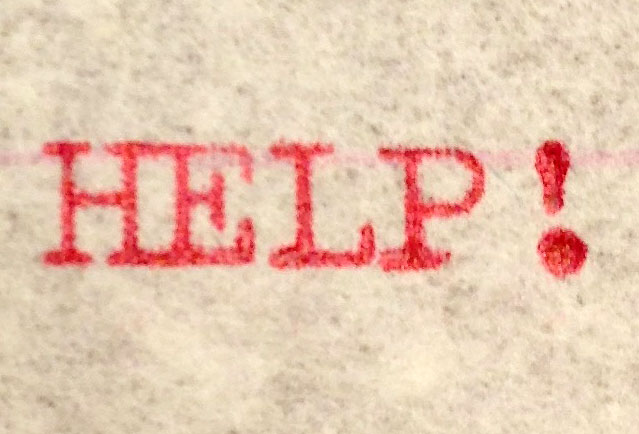 Help!/ /THE TYPEWRITER REVOLUTION