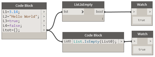 Dynamo Nodes To Code Block Listisempty