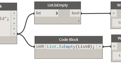 Dynamo Nodes to Code Block: List.IsEmpty