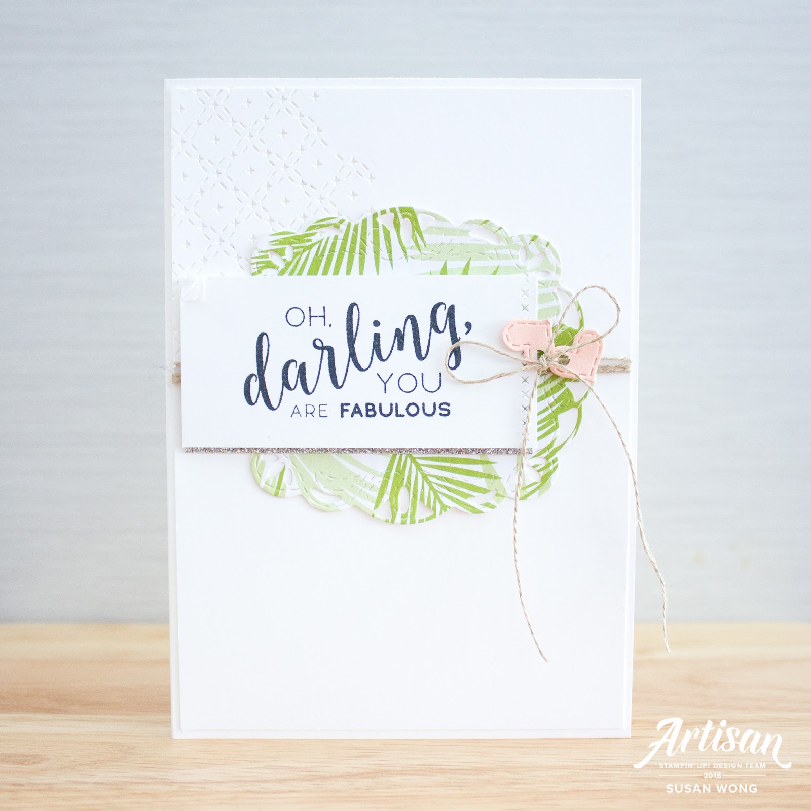Stitched All Around - Stampin' Up! Artisan Blog Hop