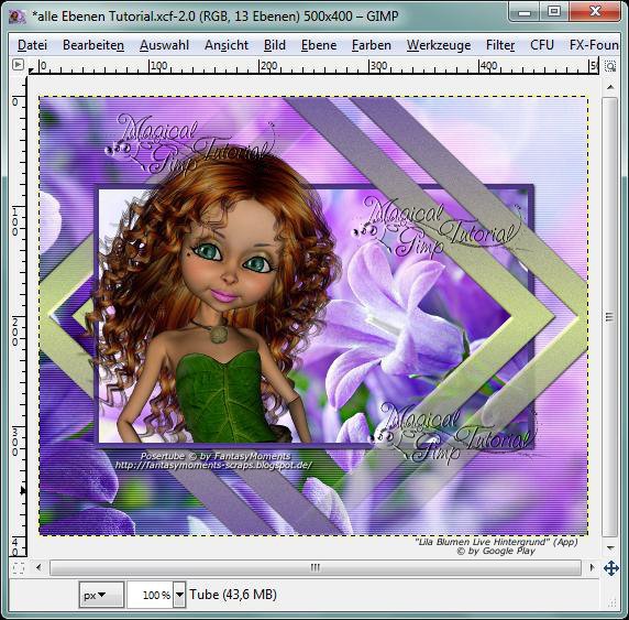 Magical Gimp-Tutorial: Gimp Tutorial "Flowers"