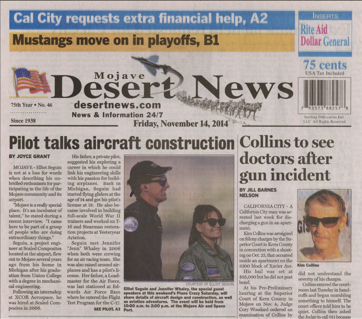 Wasabi Air Racing: Mojave Desert News Article