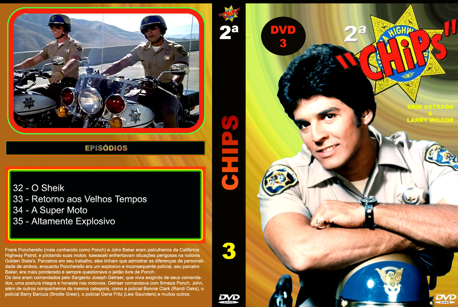 CAPAS EM SÉRIE: CAPAS DVD CHIPS