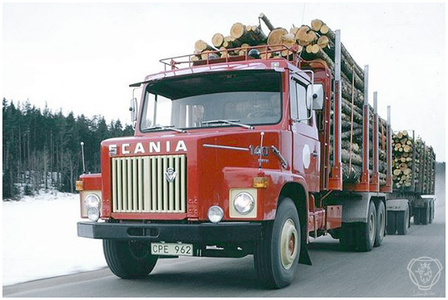 SCANIA: Scania LS140 V8 ''timmerbil'' (S)