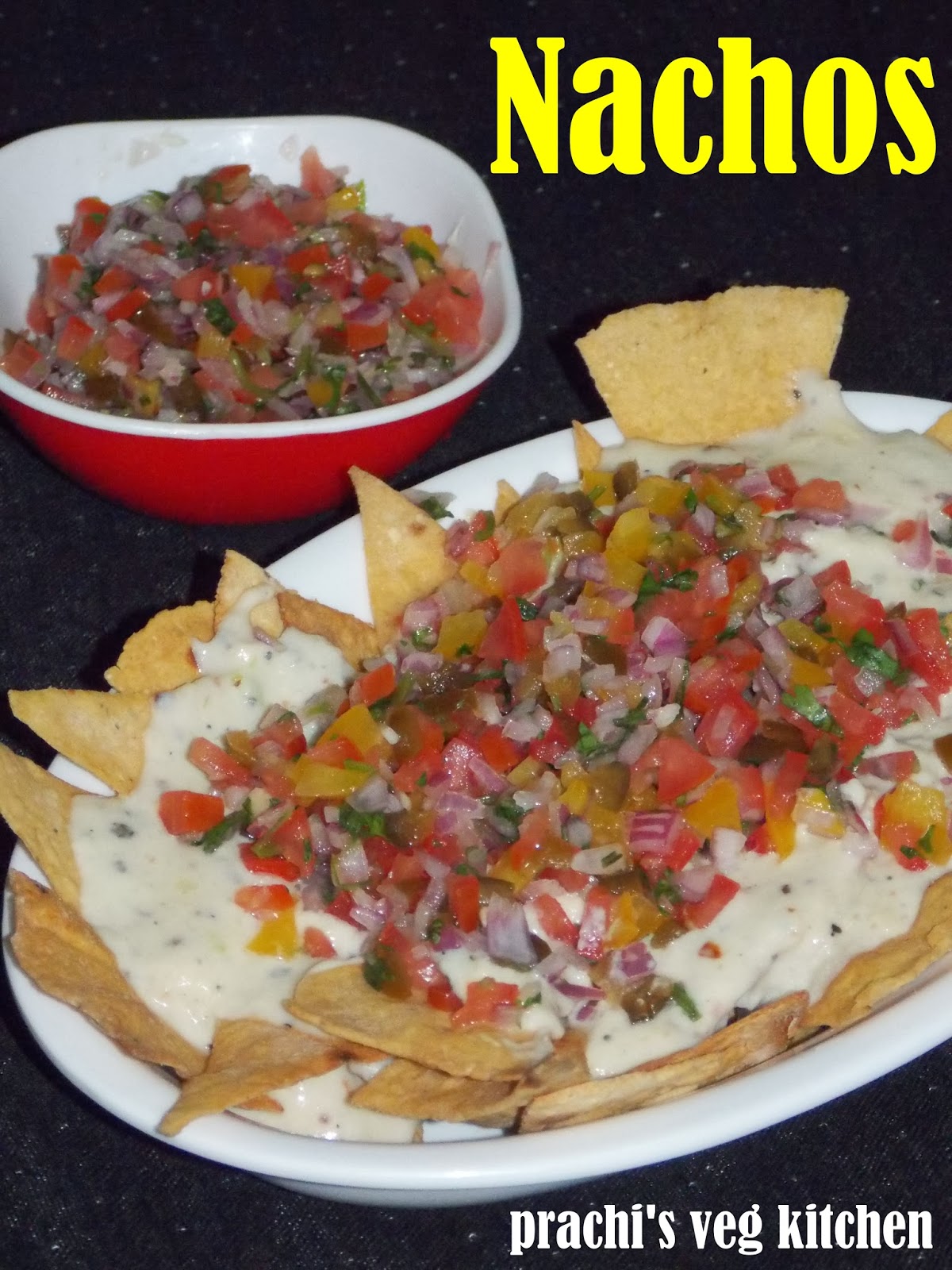 I have prepared Nachos as the 3 rd recipe of this week of Blogging ...