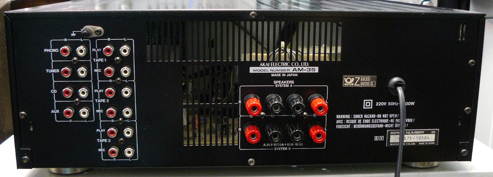 Akai AM-35 - Integrated Amplifier | AudioBaza