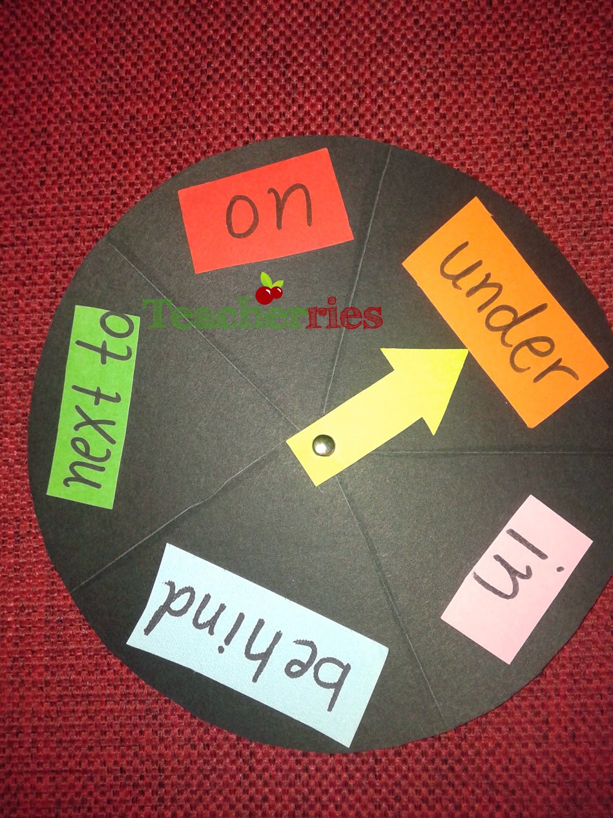 Teacherries: Prepositions Wheel!!!
