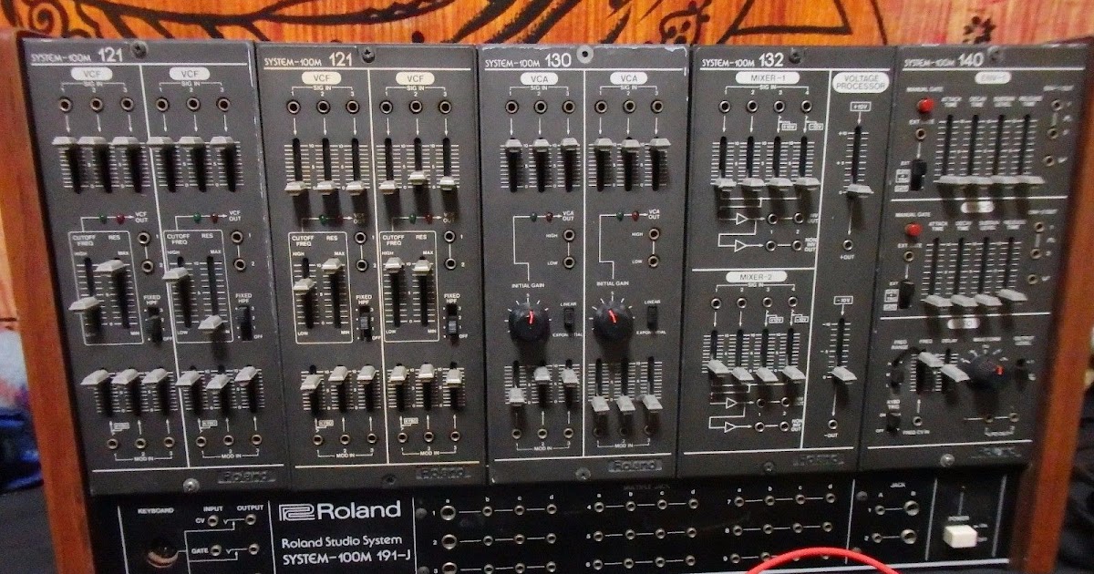 MATRIXSYNTH: Vintage Roland System 100M Analog Modular Synth
