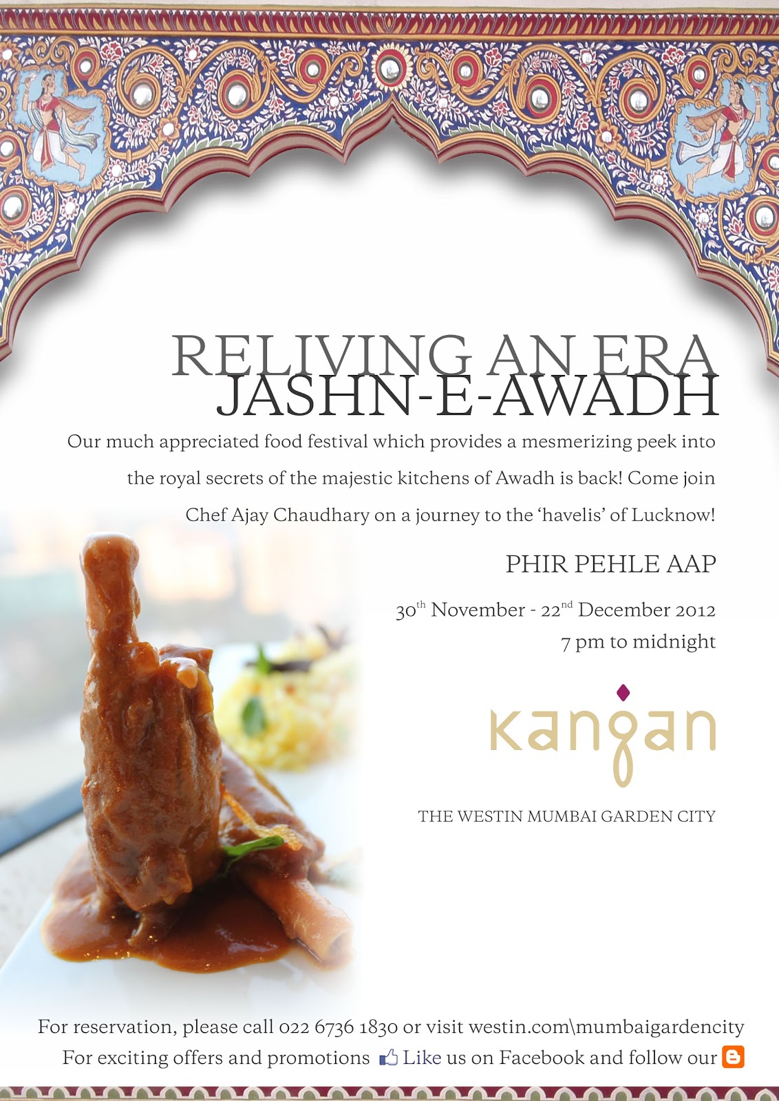 The Westin Mumbai Garden City: Jashn-E-Awadh