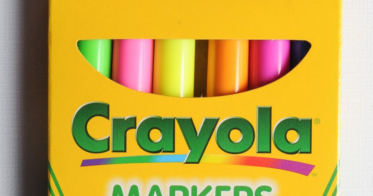 6 Count Crayola Fluorescent Markers: What's Inside the Box | Jenny's ...