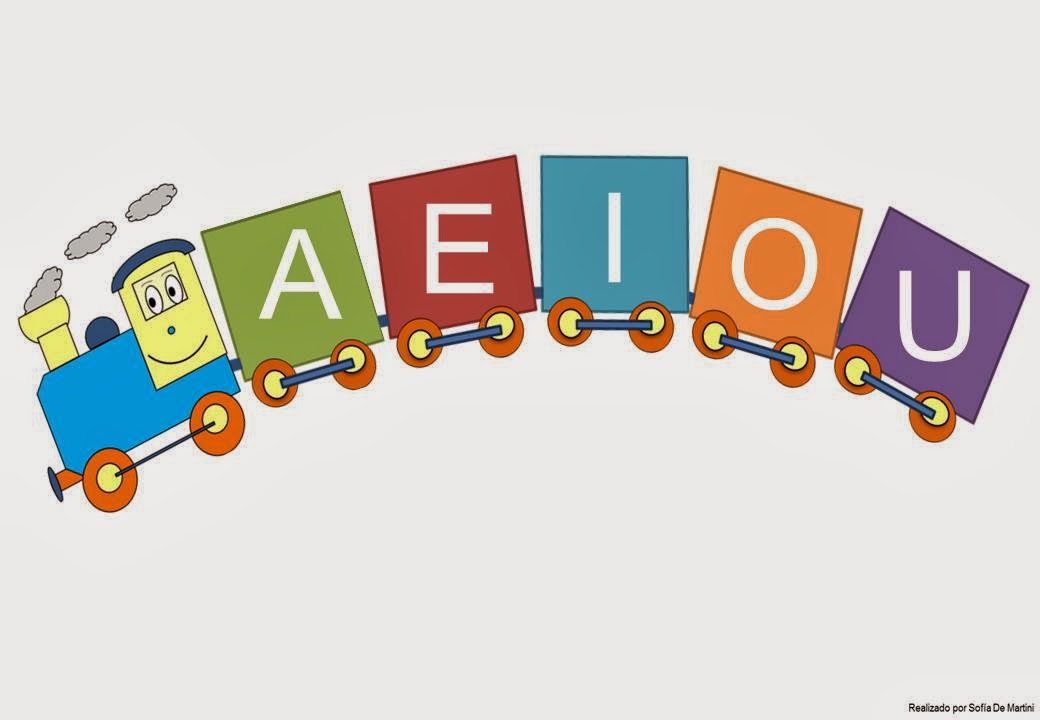 Planeta Juegos: La vocales: Carteles para decorar el aula.