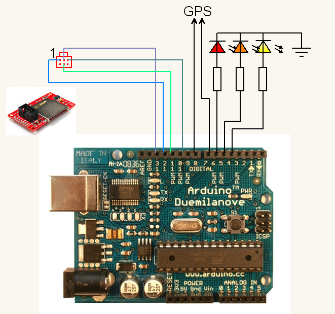 Moi et mon Arduino, pour le fun: /Flash: Schéma électrique