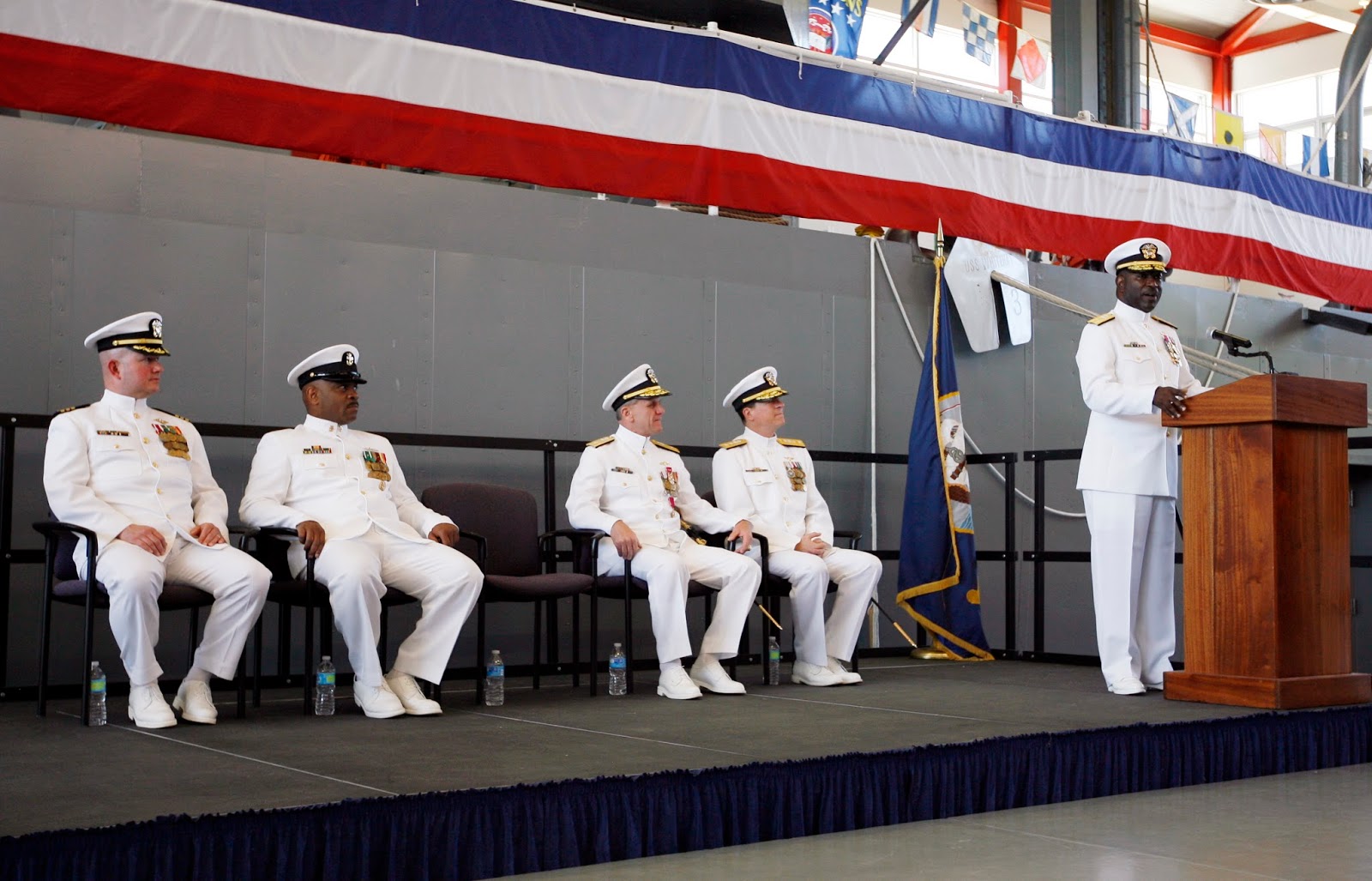Mark Kodiak Ukena: Naval Service Training Change of Command Ceremony