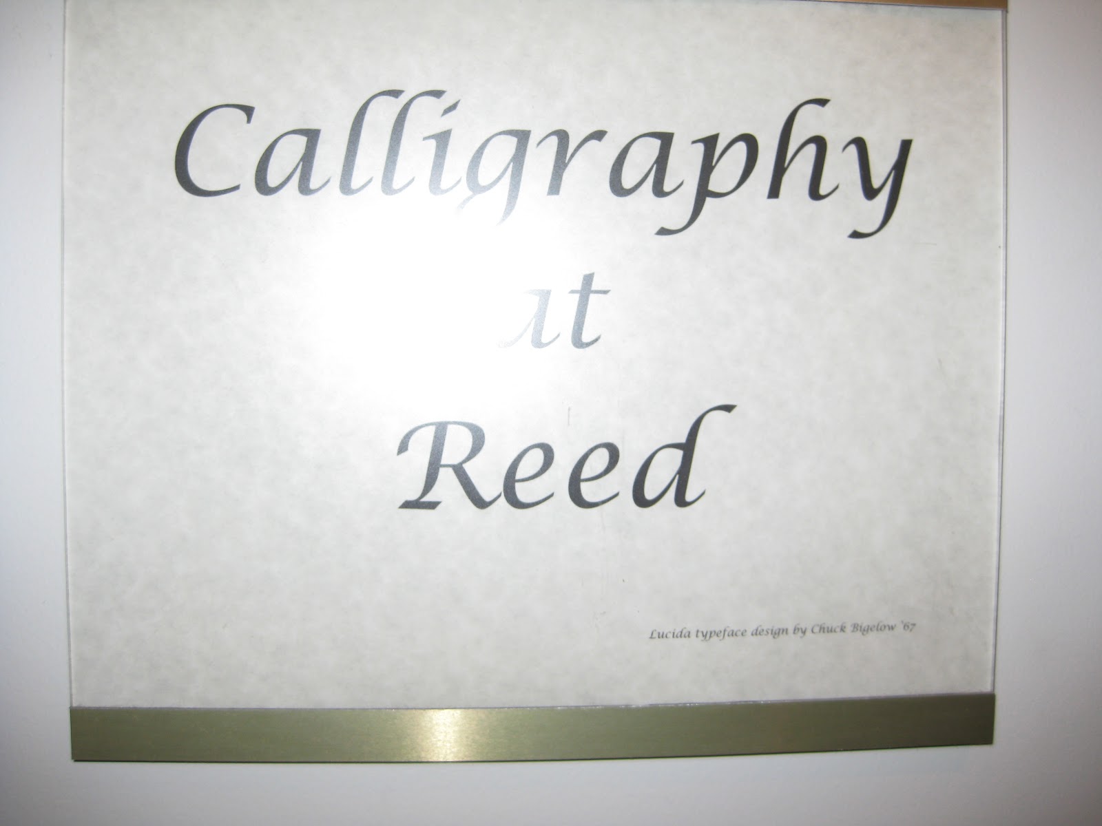Mil Plumas Calligraphy: Calligraphy Northwest: Pillars of Reed