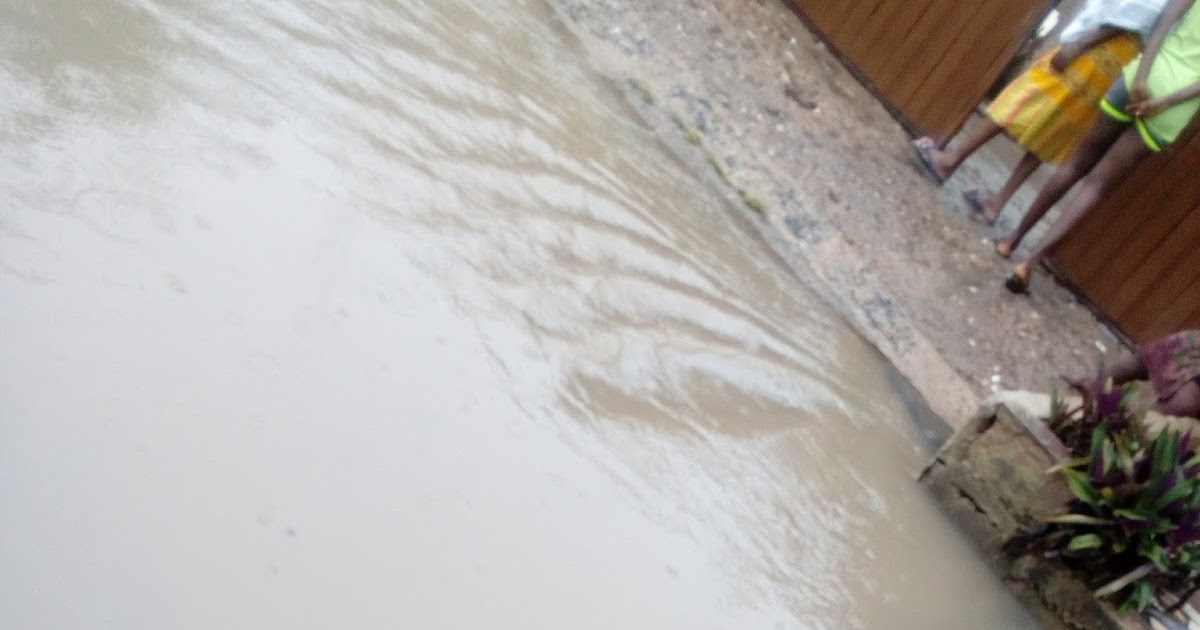 POOR DRAINAGE SYSTEM IN GHANA.