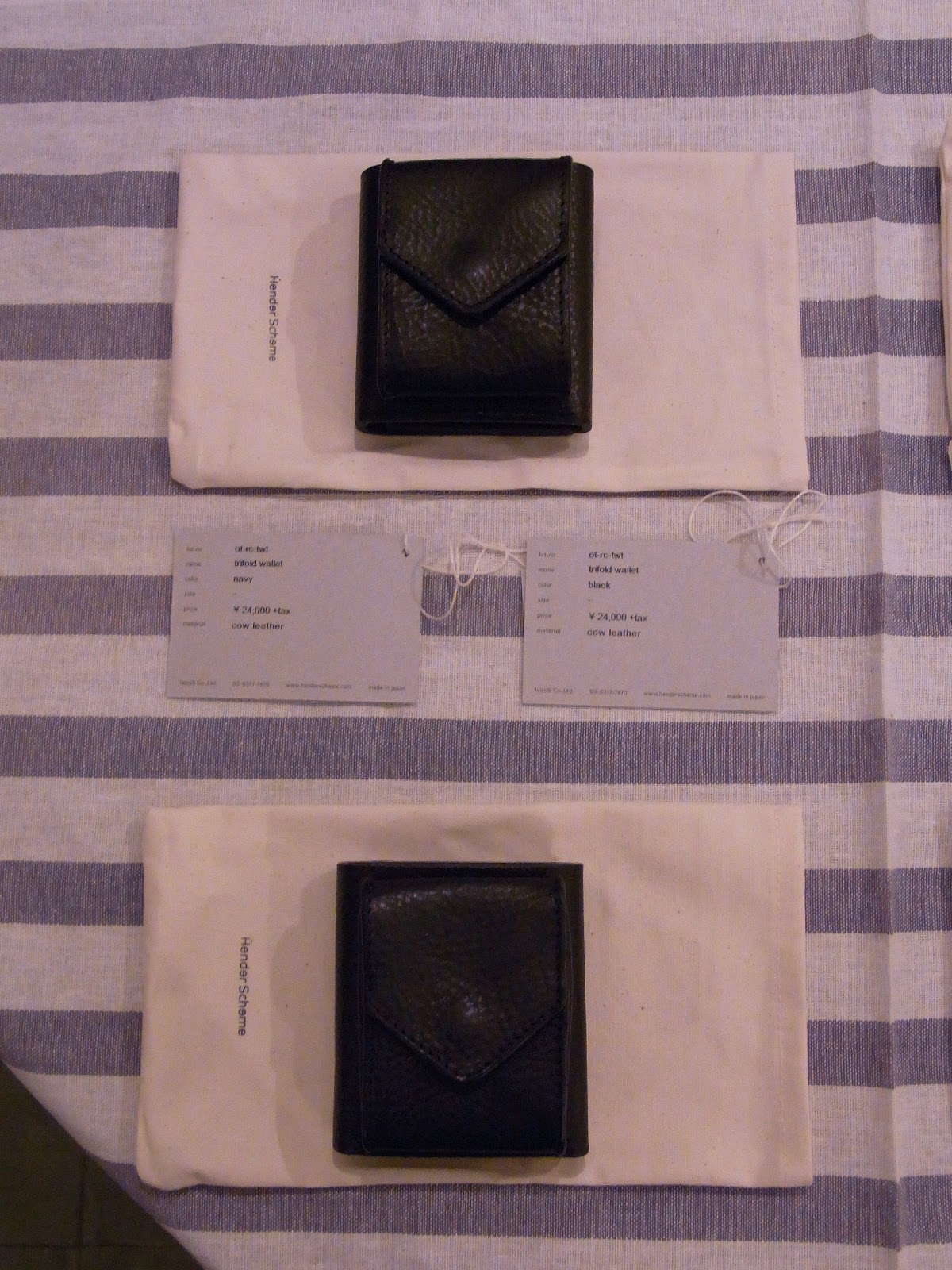 Figment List: Hender Scheme " trifold wallet " & " long wallet