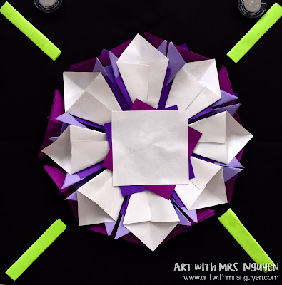 Radial Paper Relief Sculptures (5th): Part 500000 | Art with Mrs. Nguyen