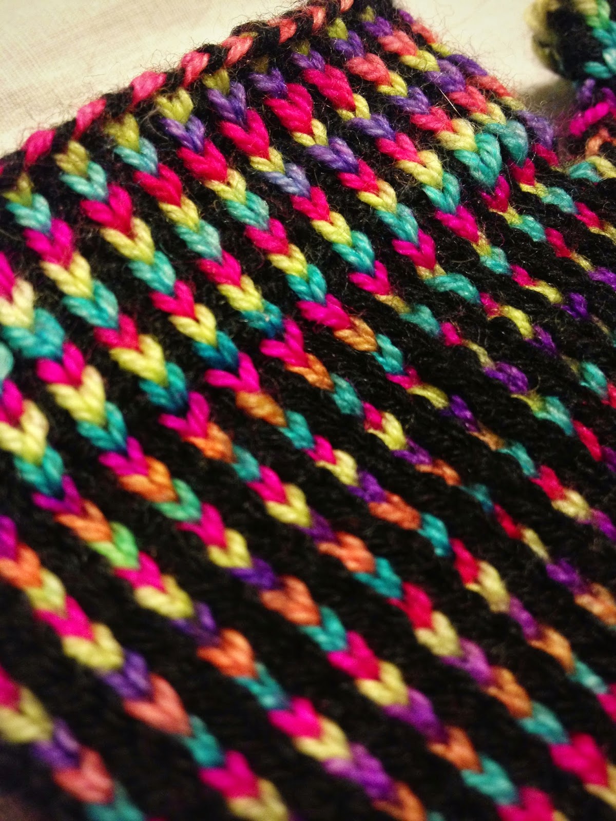 Geek Grrl Crafts: Knitting FO: Stained Glass