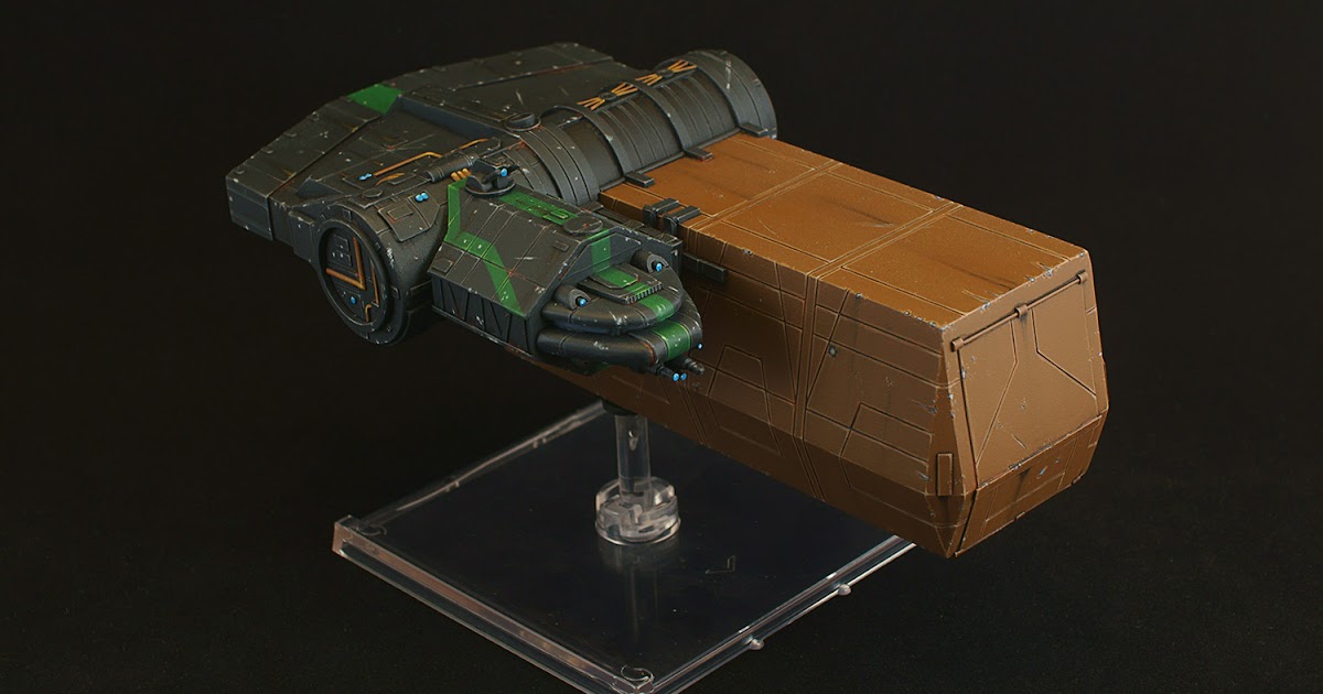 The Alternative Wargamer: Commission: Wayfarer-class Medium Transport Mk.2