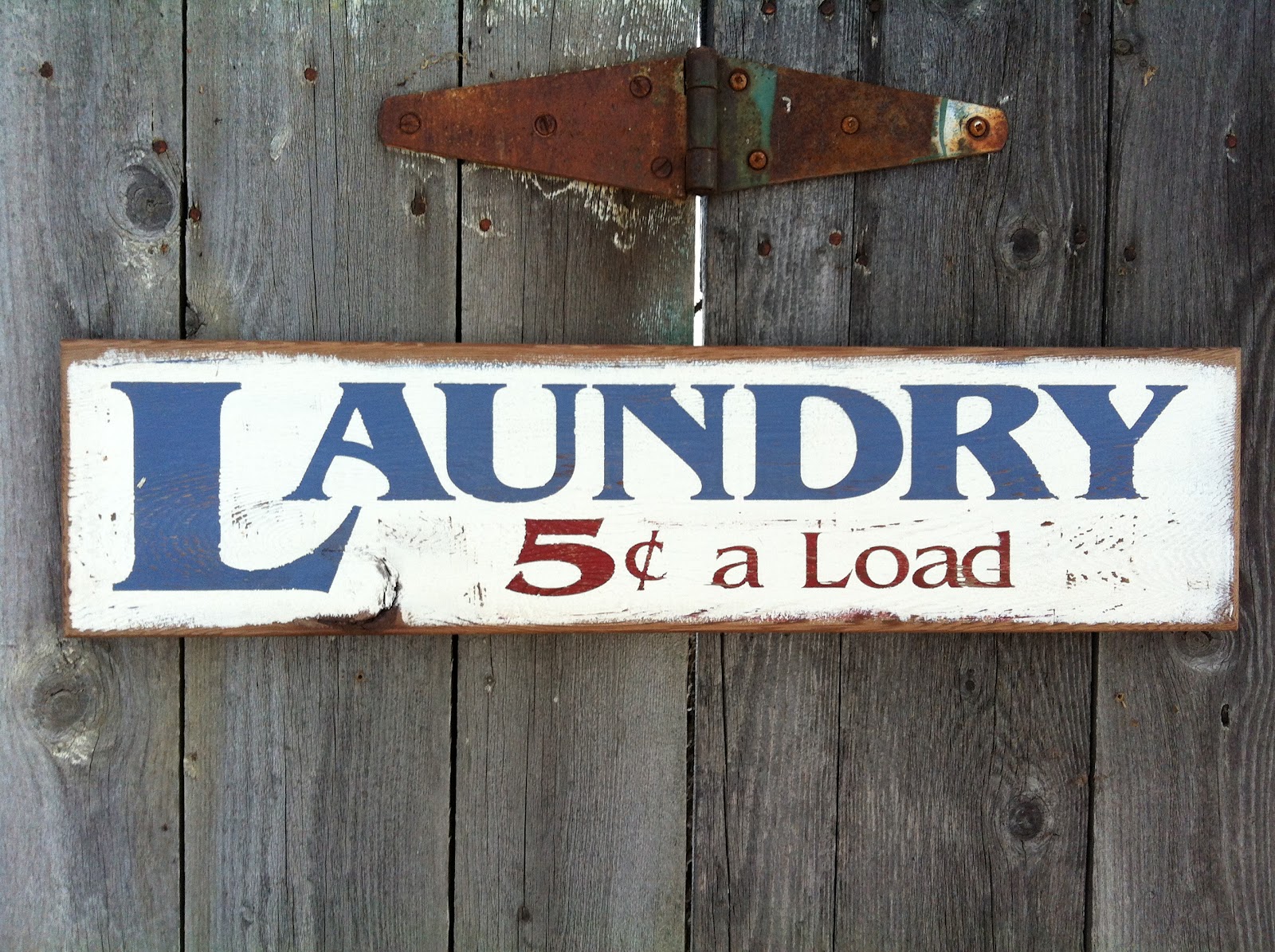 Rusty Nail Signs: Painted Country Signs - $25