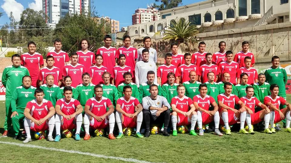 FOTOGRAFIA OFICIAL DE LA SELECCION BOLIVIANA DE FUTBOL 2015