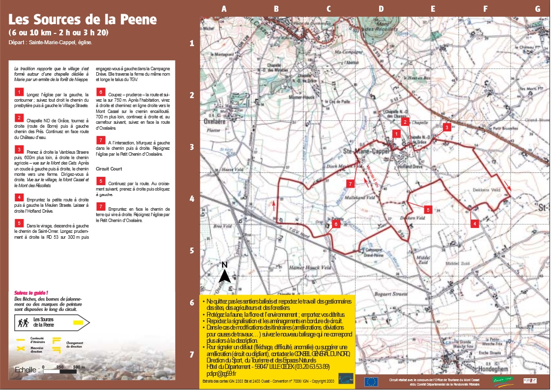 Rando Wardrecques: 25/04/2013 Sainte Marie Cappel