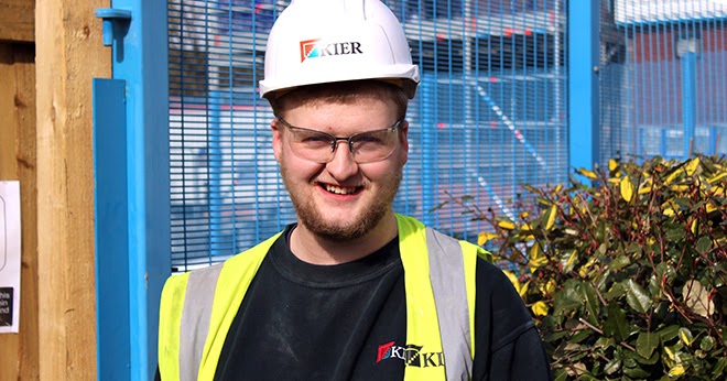 Liam Riley, Apprentice, St Cleopa’s School | Kier apprenticeships