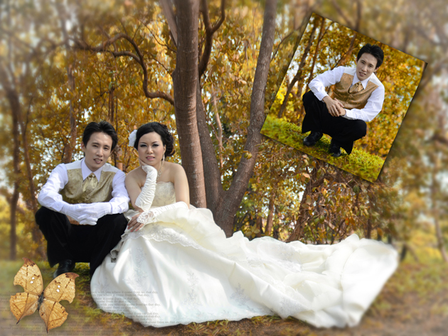 Photo Kolase Pre wedding | Cyan Fotografi