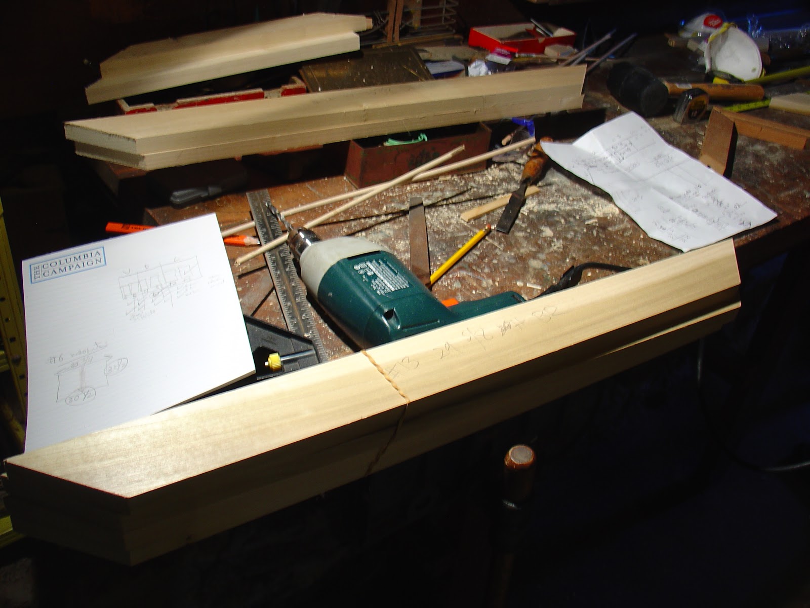 Life at Pugsley: How to make wooden window screens 5: Construction