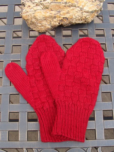 Bead Knitter Gallery: Red Mittens