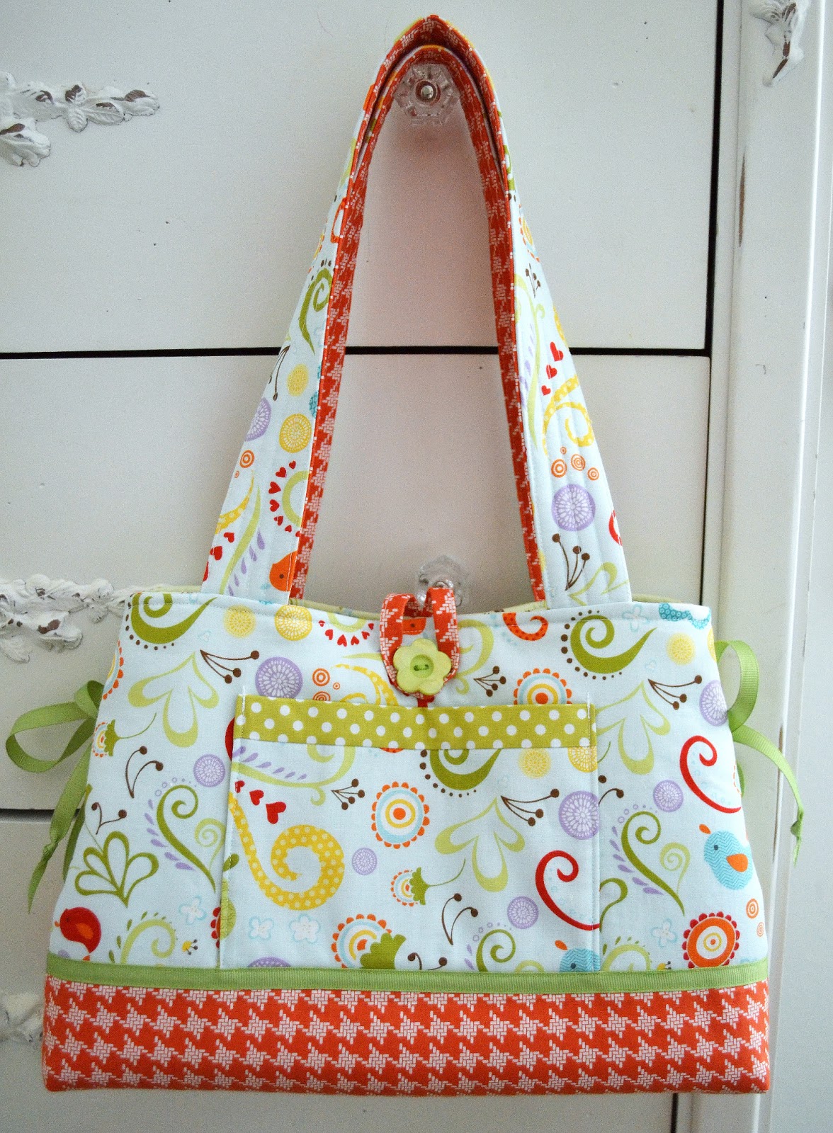 Big Bow Bag Free Sewing Pattern | Ahoy Comics