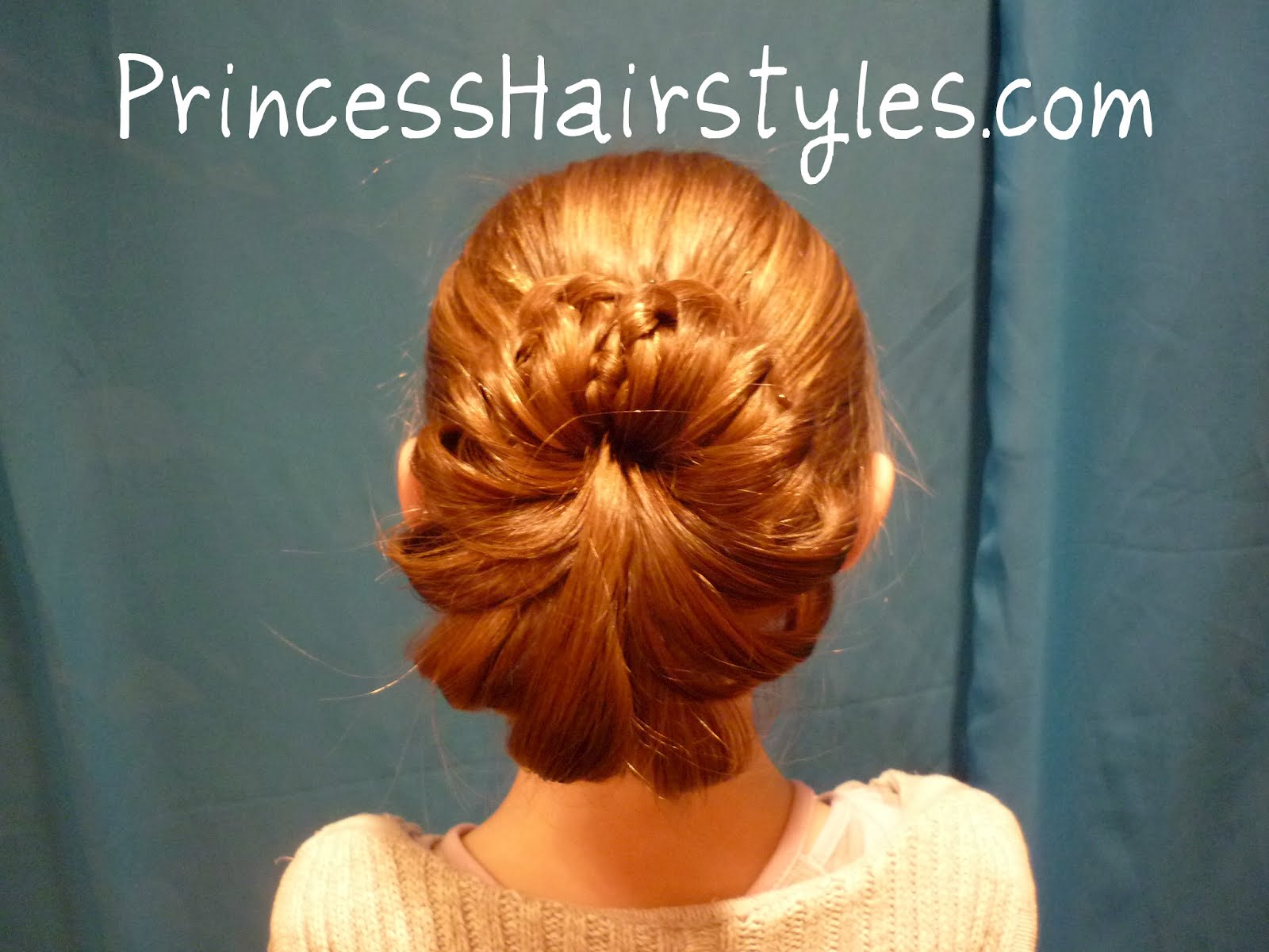 Braid Wrapped Bun | Hairstyles For Girls - Princess Hairstyles