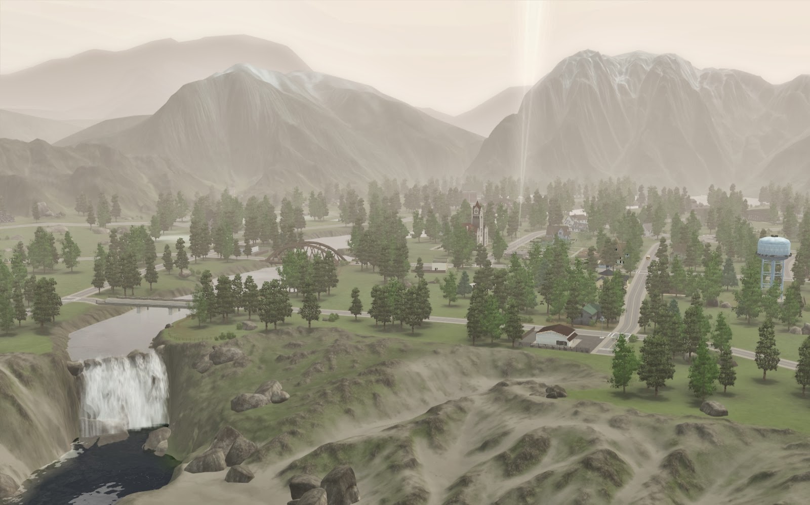 Summer's Little Sims 3 Garden: Moonlight Falls (The Sims 3 ...