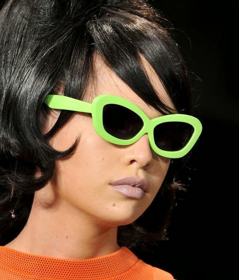 Fashion & Lifestyle: Jeremy Scott Sunglasses... Spring 2014 Womenswear